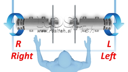 CAST IRON CIRCULAR SAW SHAFT 300MM (LEFT THREAD) ROSI TEH